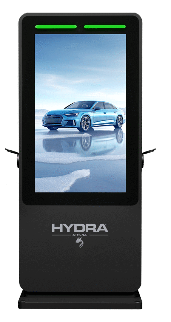 Hydra Athena EV Charger | Public Charging with Digital Display